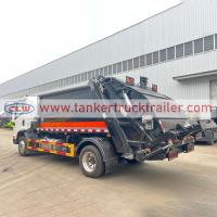 China FAW Right Hand Drive 5CBM Rear Loader Garbage Compactor Truck for sale