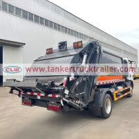 China FAW Right Hand Drive 5CBM Rear Loader Garbage Compactor Truck for sale