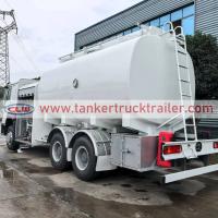 China Sinotruk HOWO 6x4 15000Liters 15CBM 15M3 Aviation Refueler for sale
