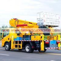 China Dongfeng 32 Meter Straight Arm High Altitude Work Vehicle Aerial Platform Truck for sale