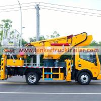 China Dongfeng 32 Meter Straight Arm High Altitude Work Vehicle Aerial Platform Truck for sale