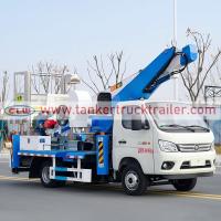 China Foton 18m Aerial Work Platform Truck with Telescopic Boom for sale