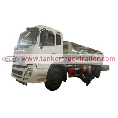 China Customized Dongfeng 6X4 Stainless Steel 20CBM 20,000L Fuel Tanker Truck with 4 Dispensers for sale