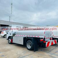 China Dongfeng 4×2 Small 3000L 2000L Fuel Dispenser Tank Truck for Mobile Refueling for sale