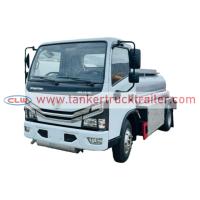 China Dongfeng 4×2 Small 3000L 2000L Fuel Dispenser Tank Truck for Mobile Refueling for sale