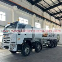 China Sinotruk HOWO 8X4 25CBM/25,000L Fuel Tank Transport Truck for sale