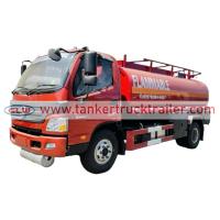 China FOTON 8000L 4x2 Mobile Fuel Bowser Truck for sale
