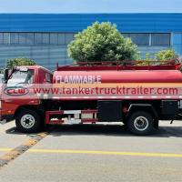 China FOTON 8000L 4x2 Mobile Fuel Bowser Truck for sale