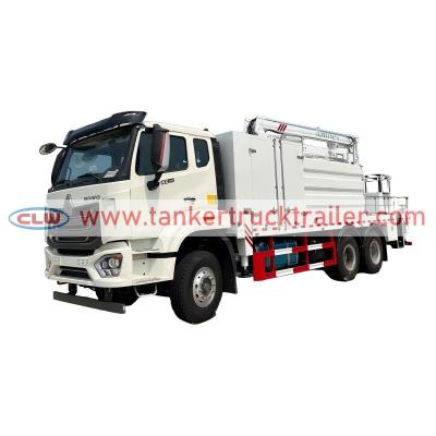 China HOWO 6x4 High-Pressure Aerial Washing Truck for sale
