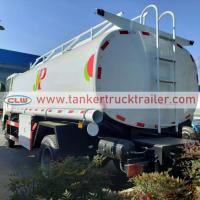 China Sinotruk HOWO 10000 Liters Mobile Oil Tanker Truck with Dispenser for sale