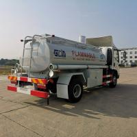 China FAW 4×2 6000L Oil Tanker Truck with Dispenser for sale