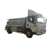 China FAW 4×2 6000L Oil Tanker Truck with Dispenser for sale