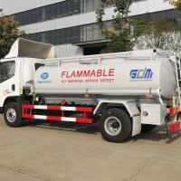 China FAW 4×2 6000L Oil Tanker Truck with Dispenser for sale