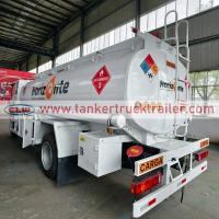 China FAW 12000 Liters Mobile Oil Tanker Truck with Dispenser for sale