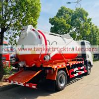China HOWO 4x2 5CBM Septic Tank Vacuum Sewer Truck for sale