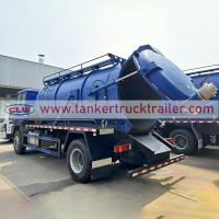 China HOWO 4x2 10M3 220hp Wastewater Vacuum Sewage Suction Truck for sale