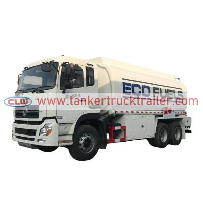 China Dongfeng RHD 6X4 24CBM 24,000L Oil Tank Truck for sale