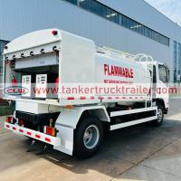 China ISUZU Mobile 6000L Fuel Bowser Truck with Two Dispensers for sale