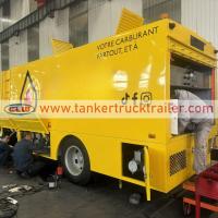 China ISUZU 4X2 5000L 6000L Square Mobile Refueling Tank Truck for sale
