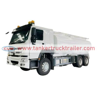 China Sinotruk HOWO 6X4 18CBM 18,000L Fuel Tanker Truck for sale