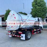 China FAW 4x2 Vacuum Tanker Truck for Septic Waste and Sewage Collection for sale