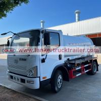 China FAW 4x2 Vacuum Tanker Truck for Septic Waste and Sewage Collection for sale