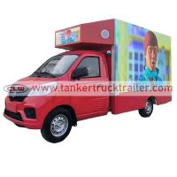 China Foton Mini LED Advertising Truck with Seamless Display Screen for sale