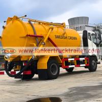 China FAW 4x2 10000 litres Vacuum Sewage Tanker Truck for Waste Collection for sale