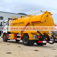 China FAW 4x2 10000 litres Vacuum Sewage Tanker Truck for Waste Collection for sale