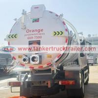China Sinotruk HOWO 4x2 12000 litres Vacuum Sewage Tanker Truck for Saint Kitts and Nevis for sale