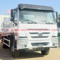 China Sinotruk HOWO 4x2 12000 litres Vacuum Sewage Tanker Truck for Saint Kitts and Nevis for sale