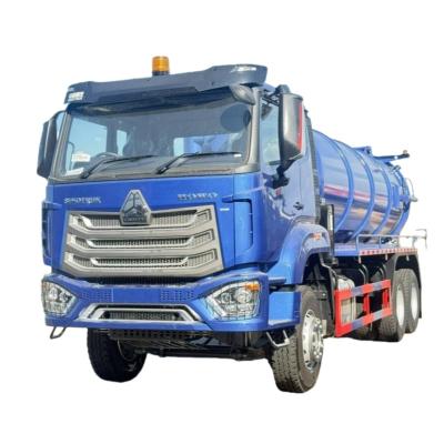 China Sinotruck HOWO NX 6x4 15000 liters Vacuum Sewer Tanker Truck for Waste Management for sale