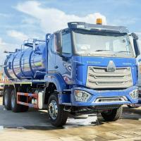 China Sinotruck HOWO NX 6x4 15000 liters Vacuum Sewer Tanker Truck for Waste Management for sale