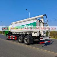 China Shacman 6x4 20Ton 40CBM Bulk Animal Feed Transport Truck for sale