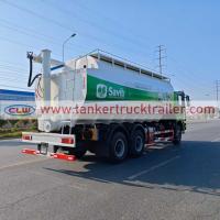 China Shacman 6x4 20Ton 40CBM Bulk Animal Feed Transport Truck for sale