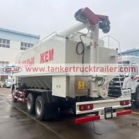 China Shacman 6x4 40m3 Livestock Feed Delivery Truck with Compartments for sale