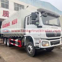 China Shacman 6x4 40m3 Livestock Feed Delivery Truck with Compartments for sale