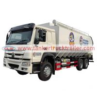 China HOWO 6X4 40CBM Hydraulic Control Bulk Feed Delivery Truck for Sale for sale