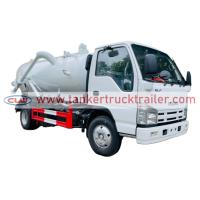 China Japan Brand ISUZU 4X2 5000L Sewer Cleaning Truck for Waste Management for sale