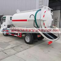 China ISUZU 4X2 6000liters Sewage Collection Truck for Waste Management for sale