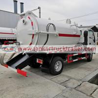 China ISUZU 4X2 6000liters Sewage Collection Truck for Waste Management for sale