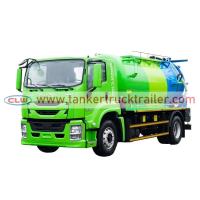 China ISUZU 4x2 10CBM Vacuum Tanker Sewer Suction Truck for sale for sale
