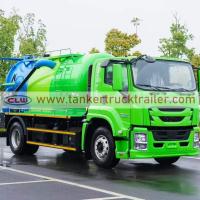 China ISUZU 4x2 10CBM Vacuum Tanker Sewer Suction Truck for sale for sale