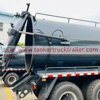 China FAW RHD 8X4 25,000L Vacuum Sewage Suction Tank Truck for Sewage Cleaning for sale