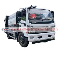 China Dongfeng 4x2 10 cbm Municipal Garbage Compactor Truck with Bin Lifter for sale