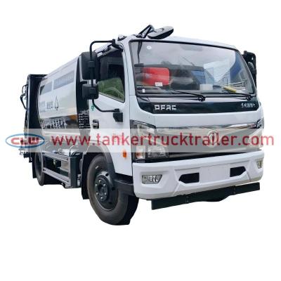 China Dongfeng 4x2 10 cbm Municipal Garbage Compactor Truck with Bin Lifter for sale