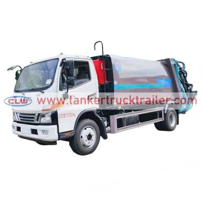 China JAC 4X2 10CBM Rear Loading Refuse Compactor Truck in China for sale