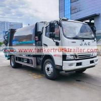 China JAC 4X2 10CBM Rear Loading Refuse Compactor Truck in China for sale