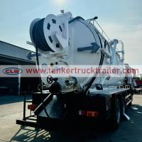 China Sinotruck HOWO V7 6x4 15000 liters Vacuum Sewage Suction Tanker Truck for Waste Management for sale