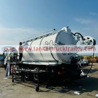 China Sinotruck HOWO V7 6x4 15000 liters Vacuum Sewage Suction Tanker Truck for Waste Management for sale